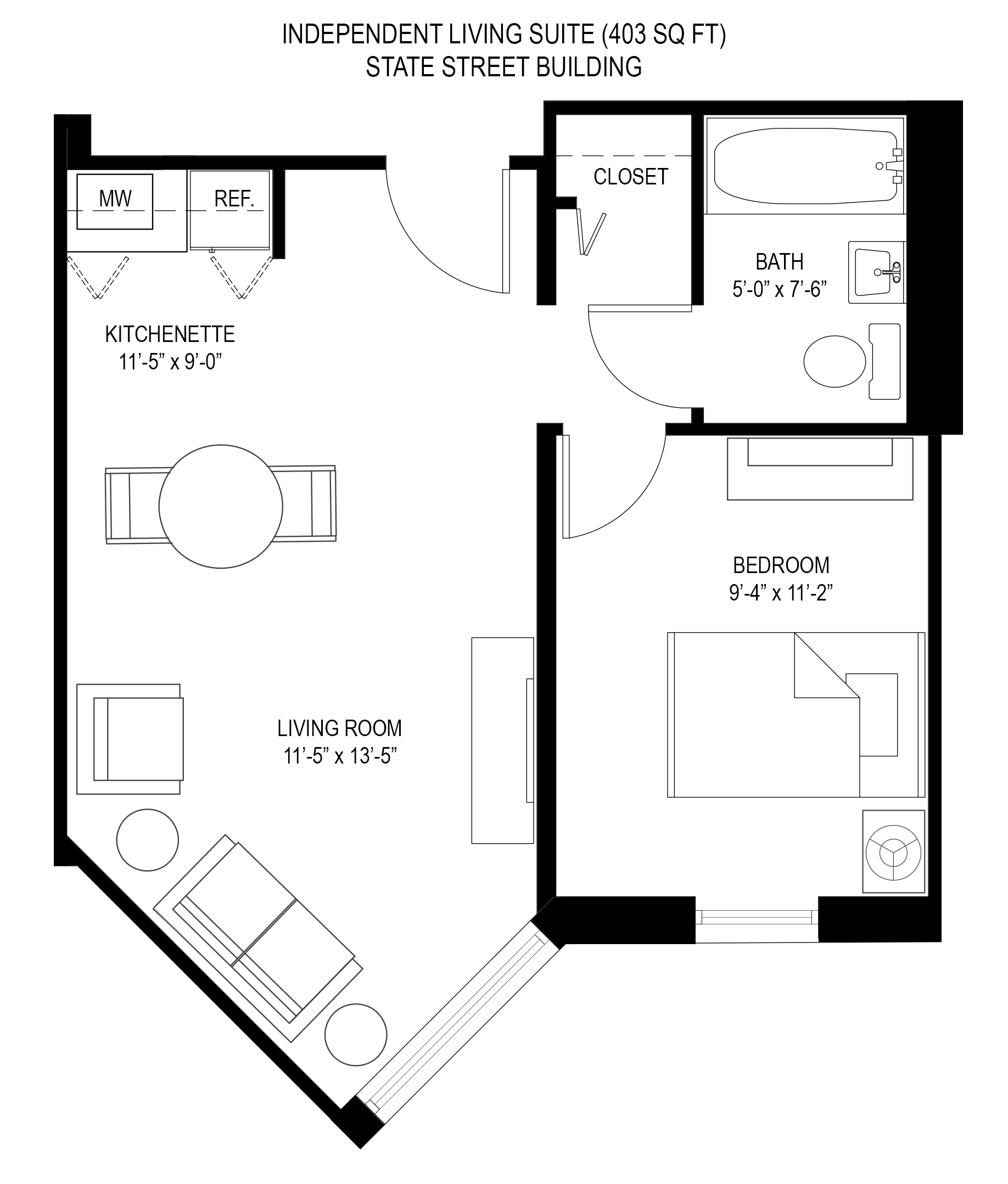 Independent Living Floor Plans * | 75 State Street